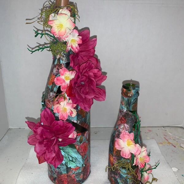 Decorated Bottles - Etsy