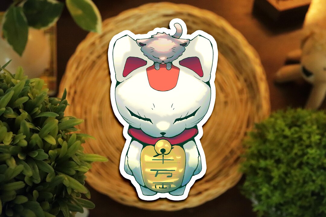 Turbo Cat Glossy Waterproof Sticker - Etsy