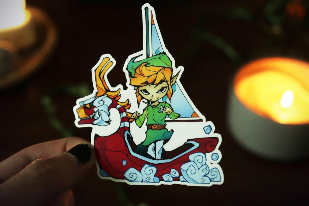 Windwaker Toon Link Glossy Waterproof Sticker - Etsy