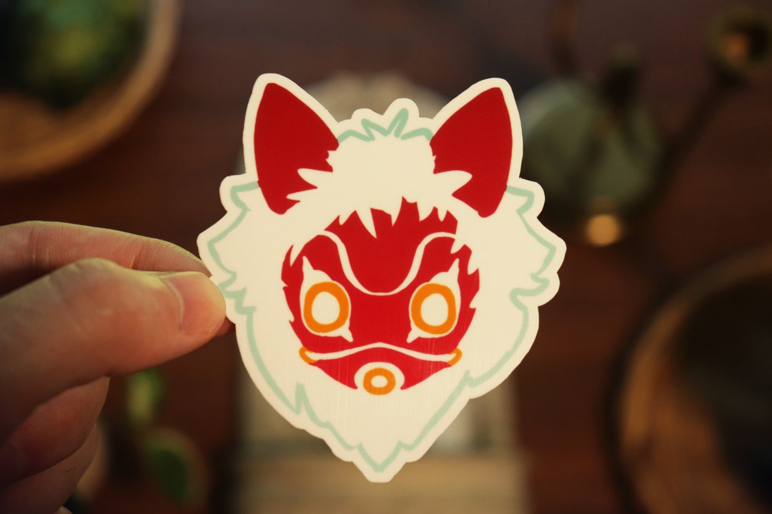 Princess Mononoke Waterproof Sticker - Etsy