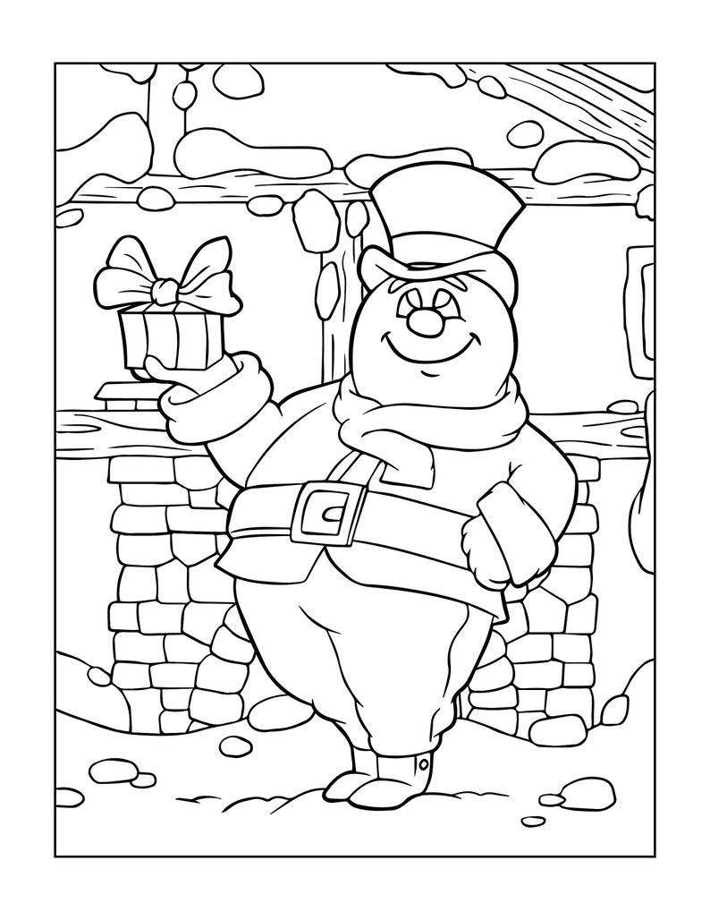 60 Christmas Coloring Pages / Printable Pages for Kids, Teens & Young ...