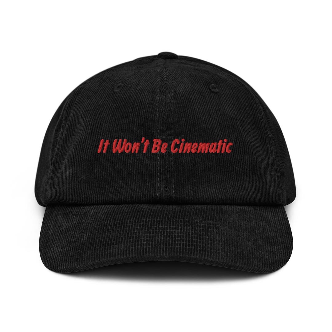 The Sopranos Corduroy Embroidered Cap It Won't Be Cinematic the ...