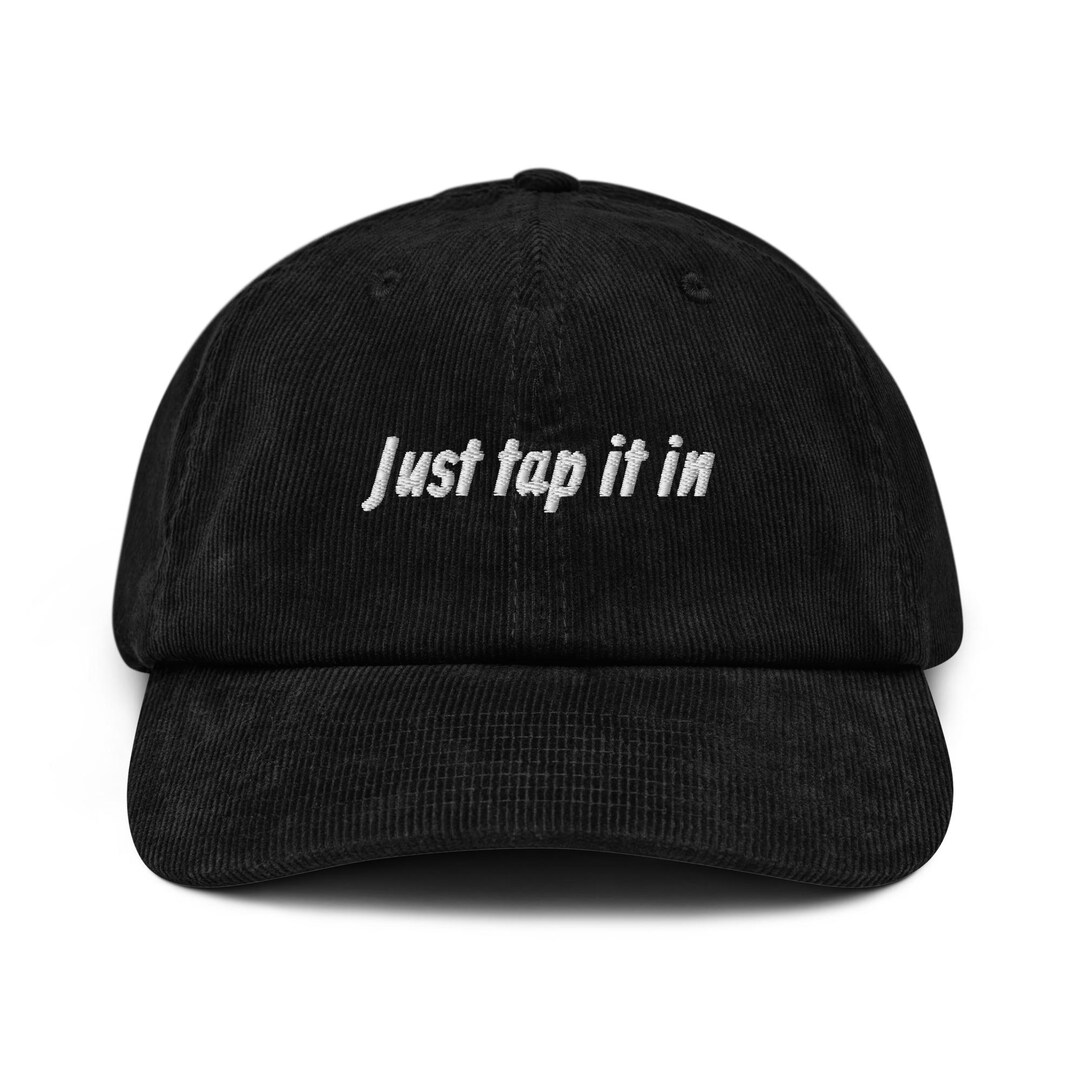 Just Tap It in Golf Cap Happy Gilmore Corduroy Cap Custom Golf Gift ...