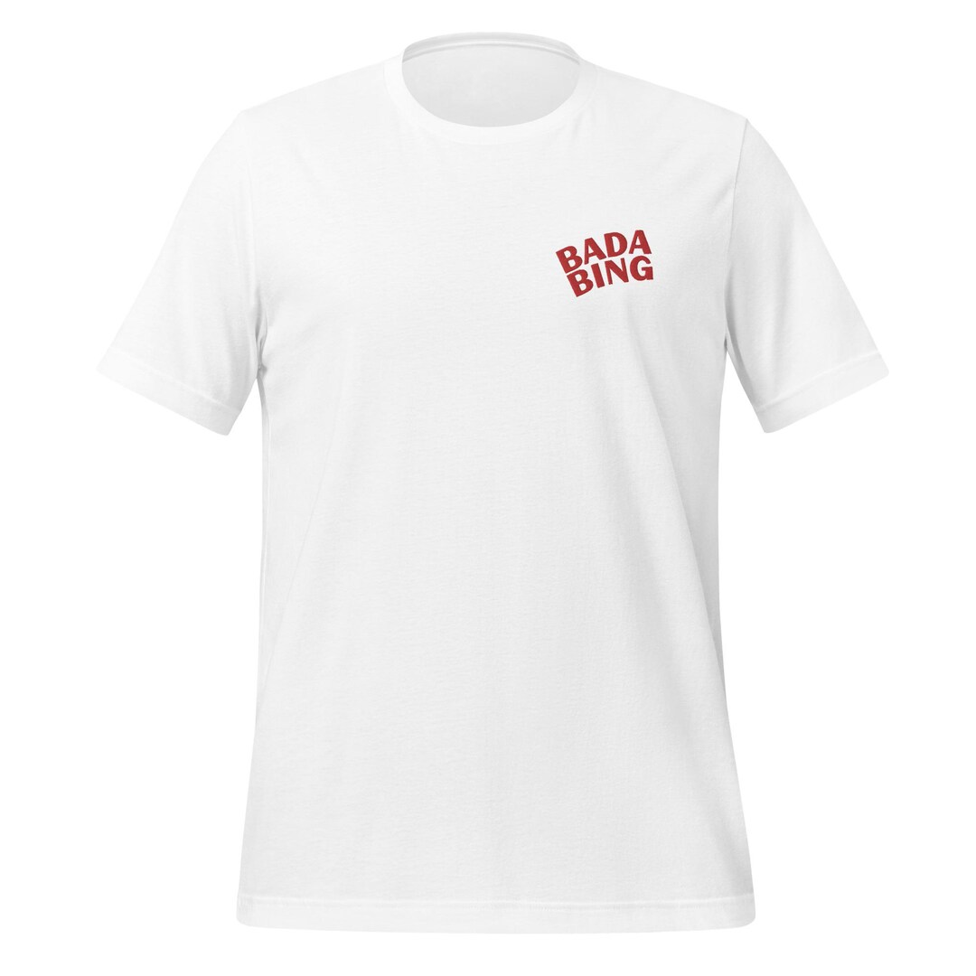The Sopranos Bada Bing Embroidered Cotton T-shirt the Sopranos Shirt ...