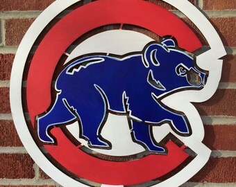 Cubs Door Hanger - Etsy