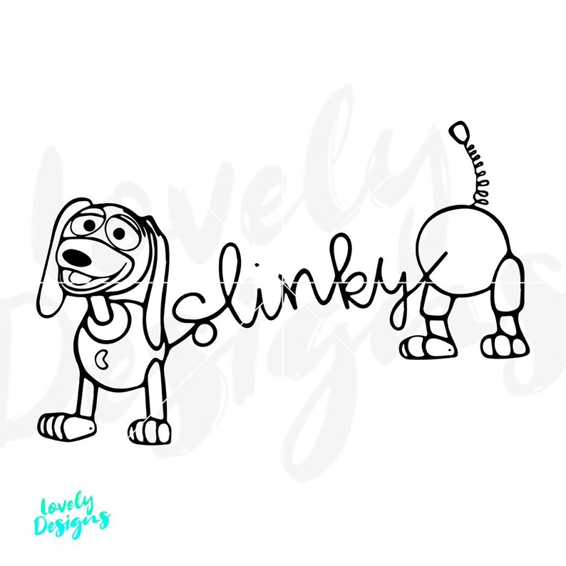 Slinky Dog SVG, Toy Story SVG, Family Vacation Svg, Cricut Cut Files ...