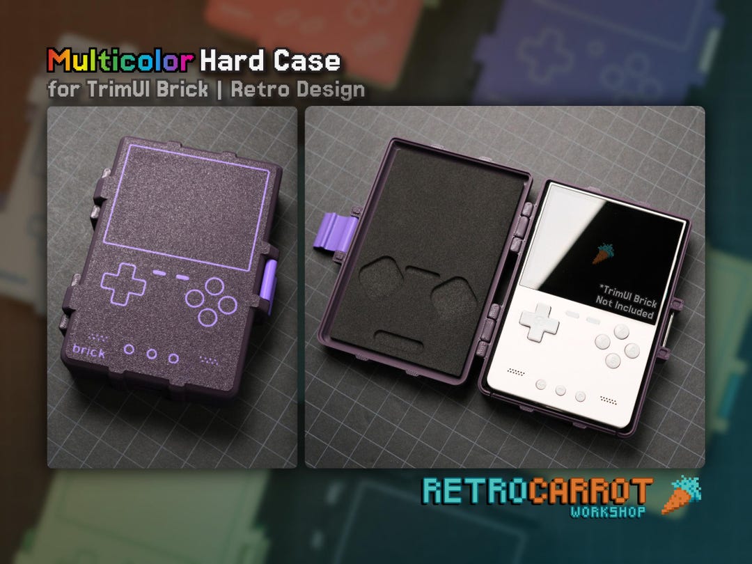Multicolor Hard Case for Trimui Brick | Retro Design - Etsy