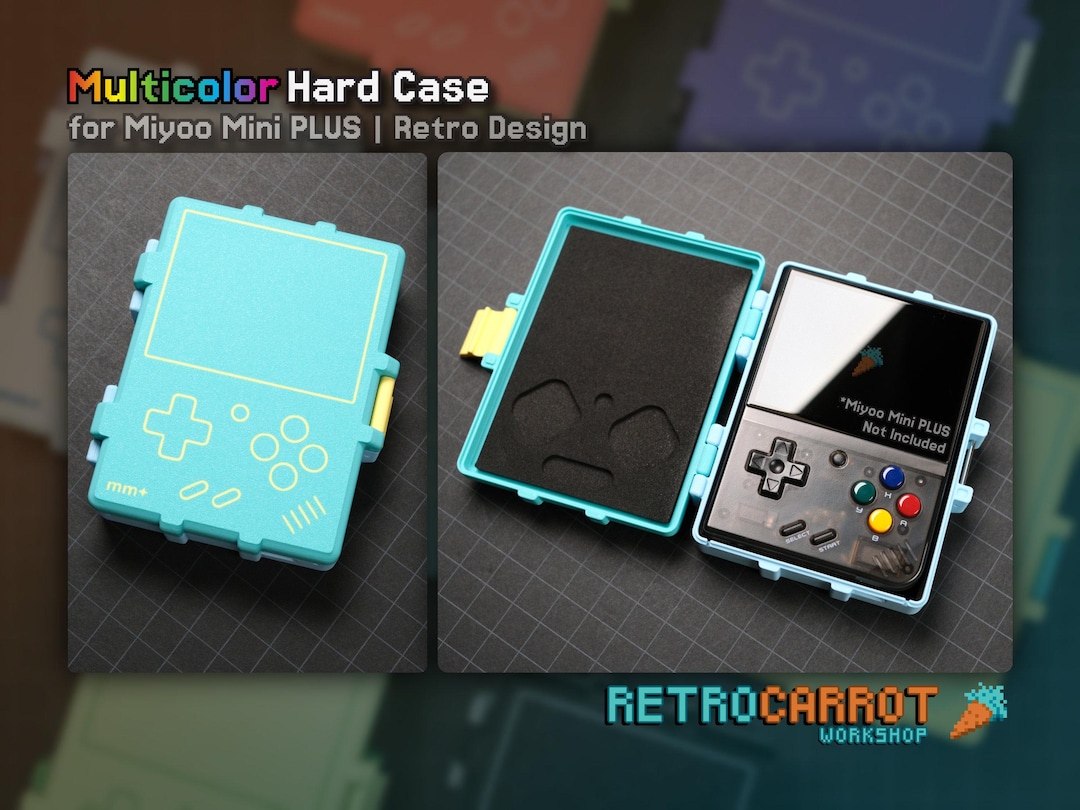 Multicolor Hard Case for Miyoo Mini PLUS | Retro Design - Etsy