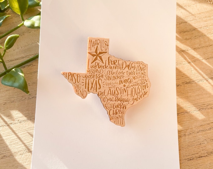 Texas Cities Magnet, Texas Magnet, Texas Gifts, Texan Gifts, House ...
