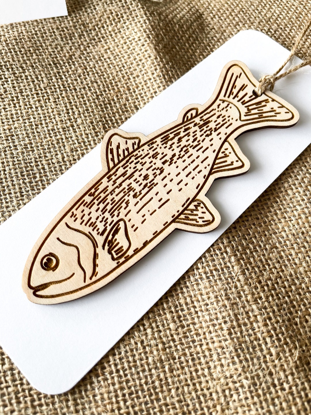Funny Wooden Bookmark Fish Bookmark Gift for Book Lovers - Etsy