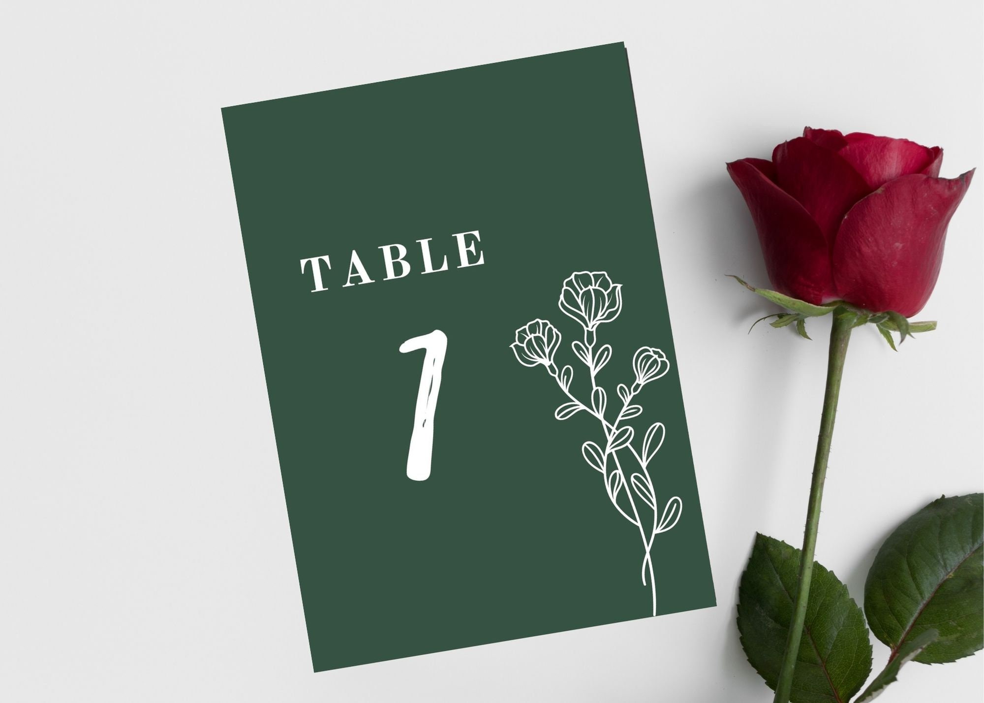 Printable Table Numbers Table Numbers Template Table Numbers - Etsy