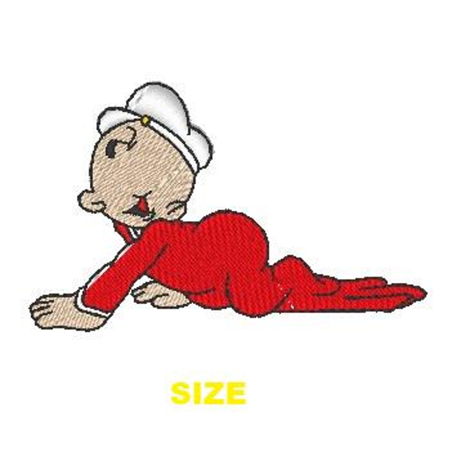 Popeye All Characters Embroidery 20-animal Embroidery Design Machine ...