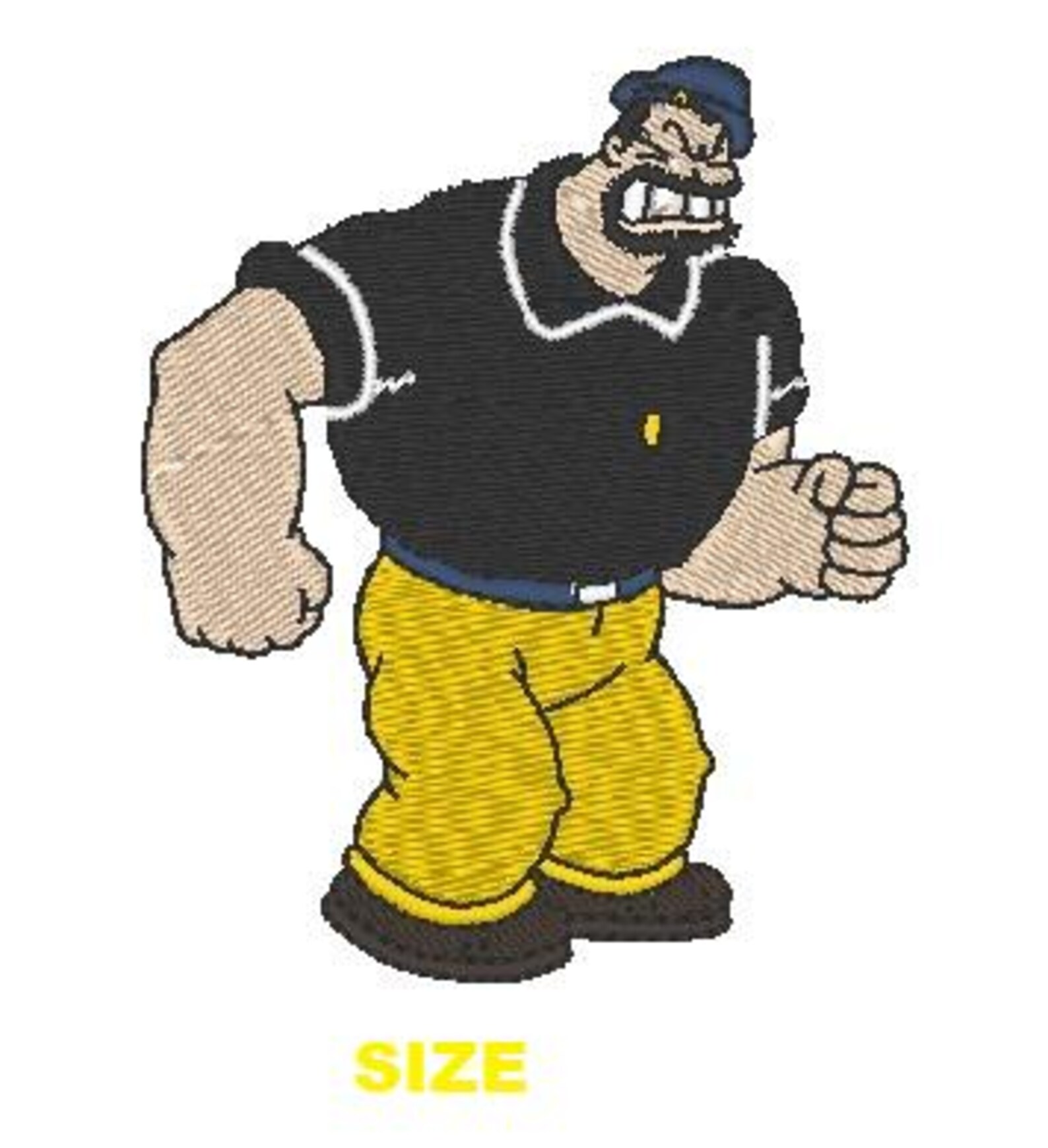 Popeye All Characters Embroidery 20-animal Embroidery Design Machine ...