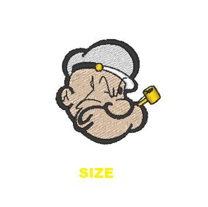 Popeye All Characters Embroidery 20-animal Embroidery Design Machine ...