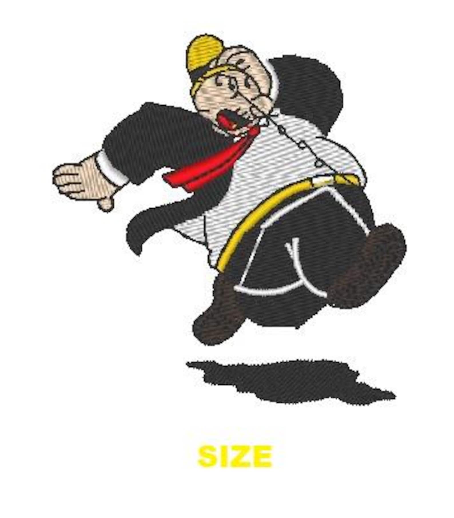 Popeye All Characters Embroidery 20-animal Embroidery Design Machine ...