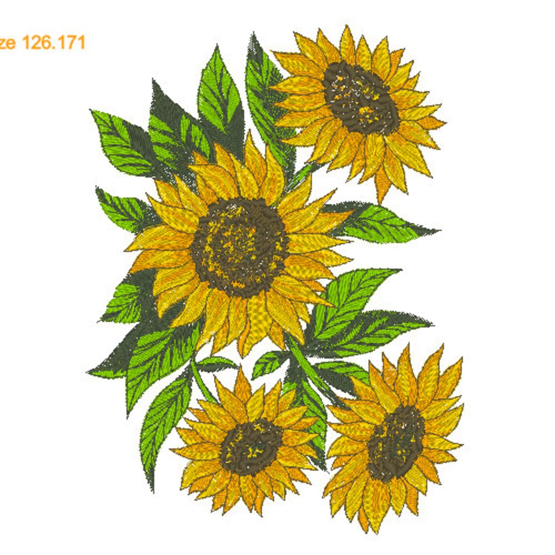 Sunflower Machine Embroidery-animal Embroidery Design Machine ...