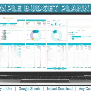 Paycheck Budget Planner | Google Sheets Budget Template | Budget ...