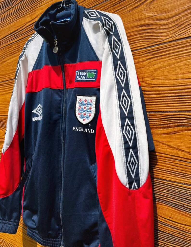 Vintage Umbro England Football Training Kit Sweater Sweatshirt ...