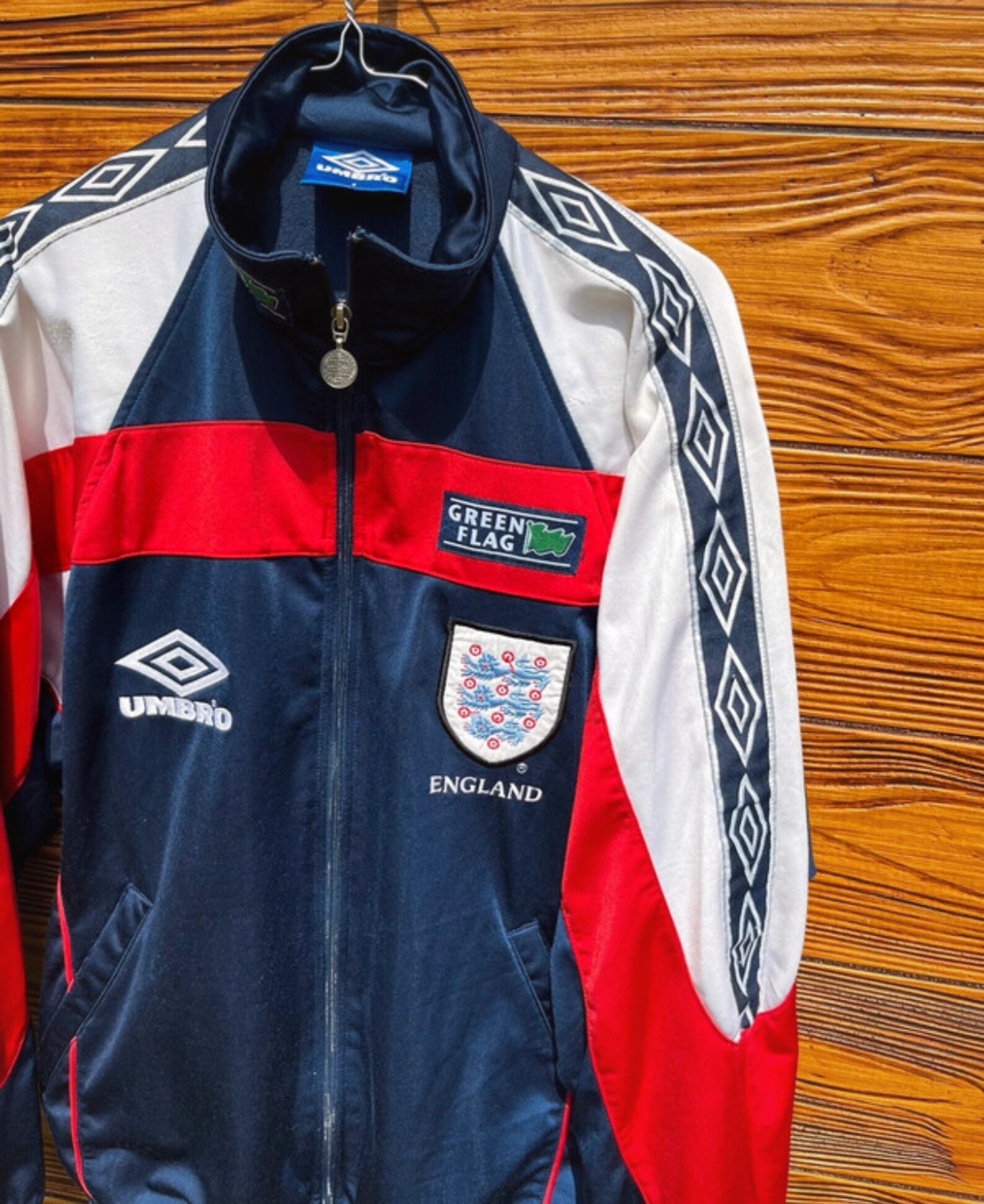 Vintage Umbro England Football Training Kit Sweater Sweatshirt ...