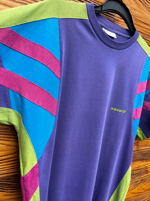 Adidas Retro Vintage Oldschool Oversize T-shirt 2yk b… - Gem