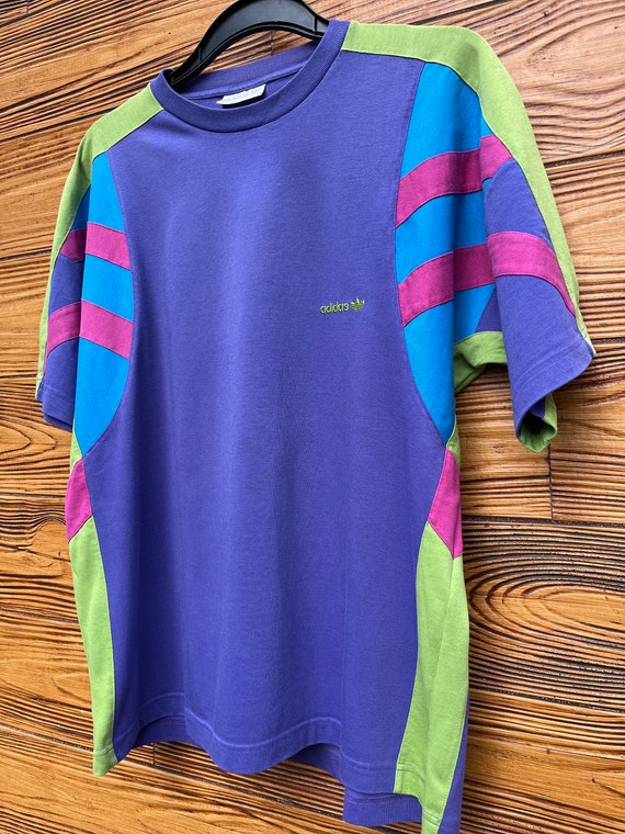 Adidas Retro Vintage Oldschool Oversize T-shirt 2yk b… - Gem