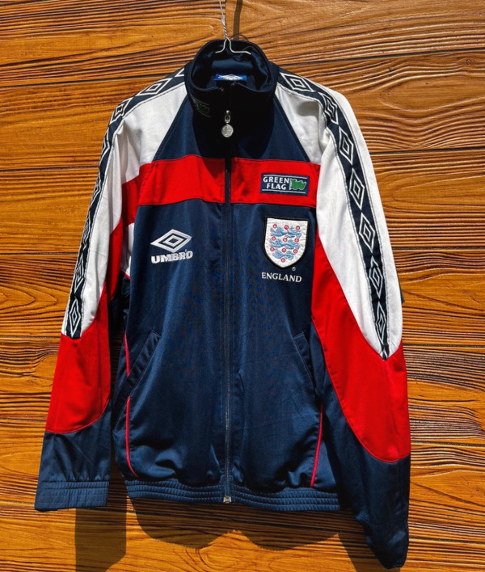 Vintage Umbro England Football Training Kit Sweater Sweatshirt ...