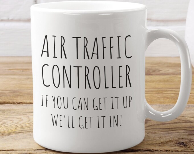 Air Traffic Controller Gift, Funny Air Traffic Controller Coffee Mug ...