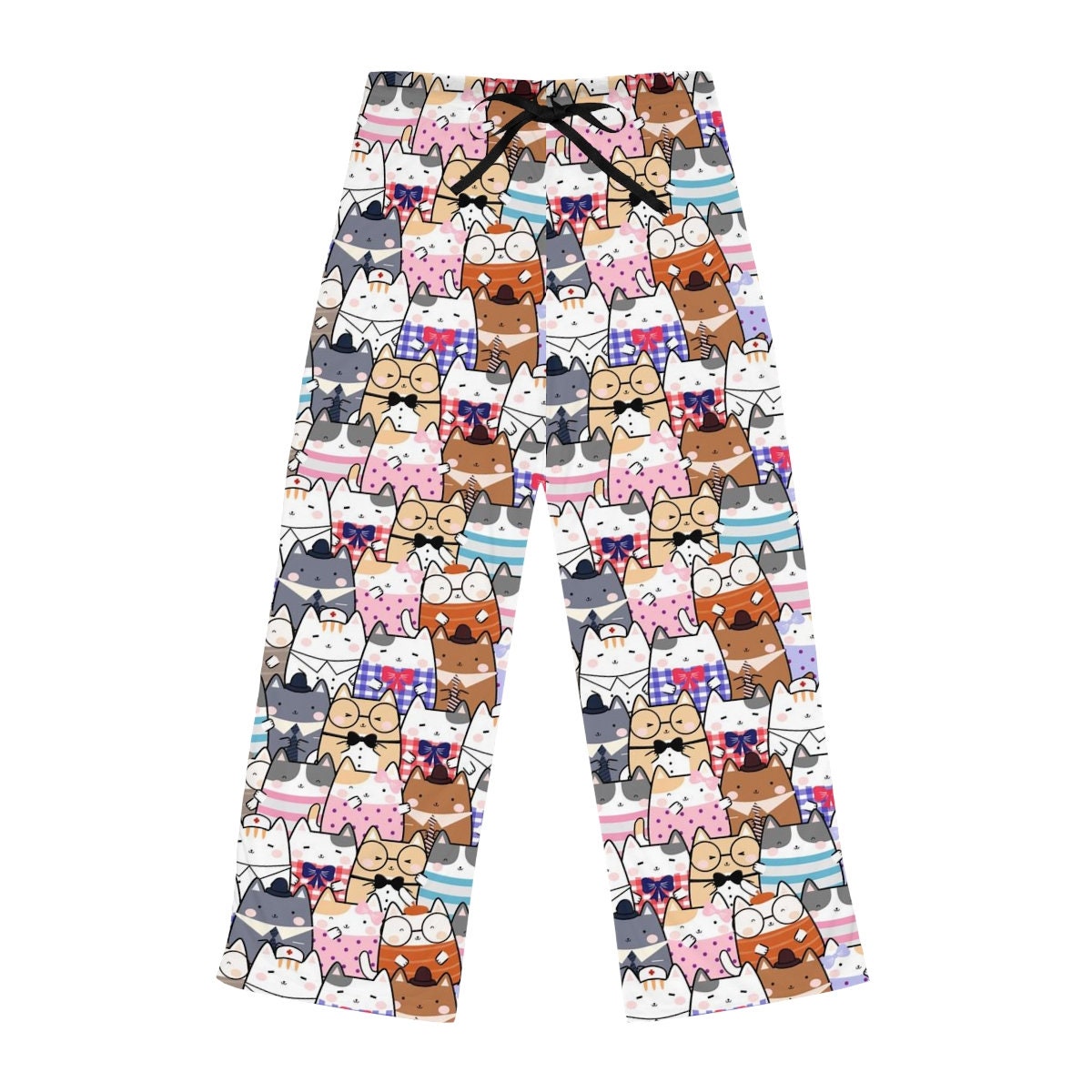 Cat Pajamas, Womens Cat Pajamas, Pajama Pants, Sleep Bottoms, Sleepwear ...