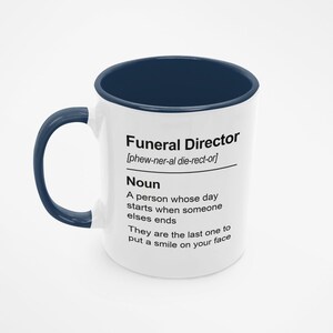 Funeral Director Mug, Funeral Director Cup, Mortician Gift, Morgue ...