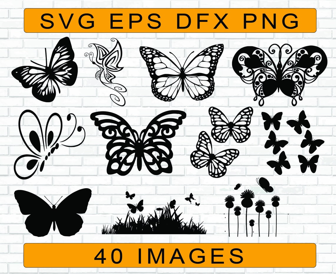 Butterfly Svg, Butterfly SVG Bundle, Flying Butterfly Svg, Butterfly ...