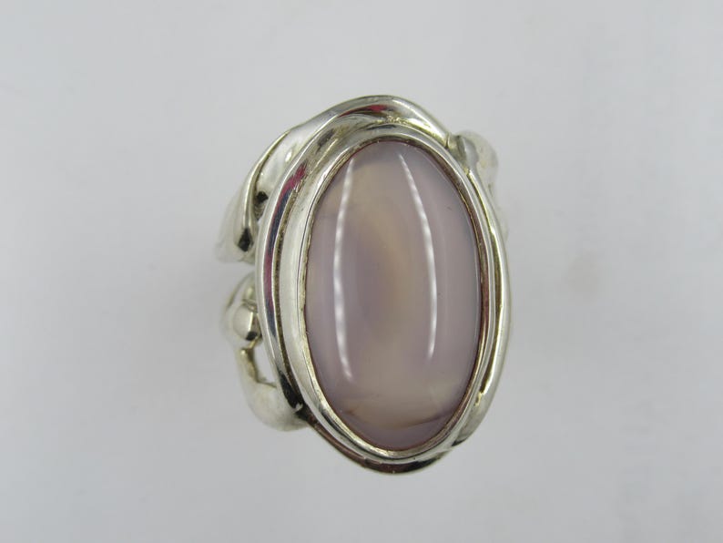 Holly Blue Agate Ring - Etsy