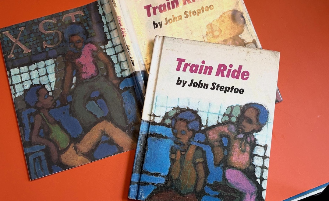 Train Ride by John Steptoe – Vintage Children's Book, 1971 Hardcover - Etsy
