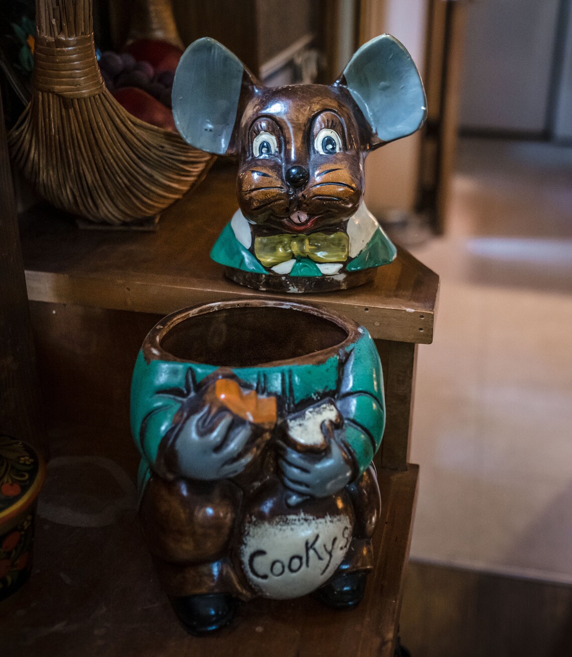 Vintage Mouse Cookie Jar Mouse With cookey Jar - Etsy