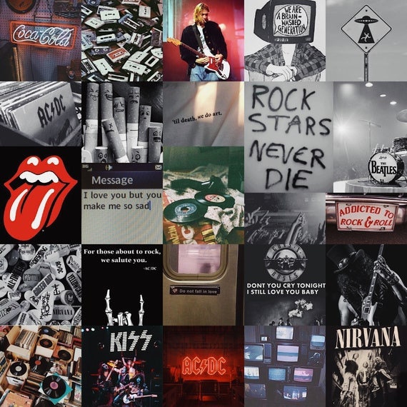 Bands Tumblr Collage