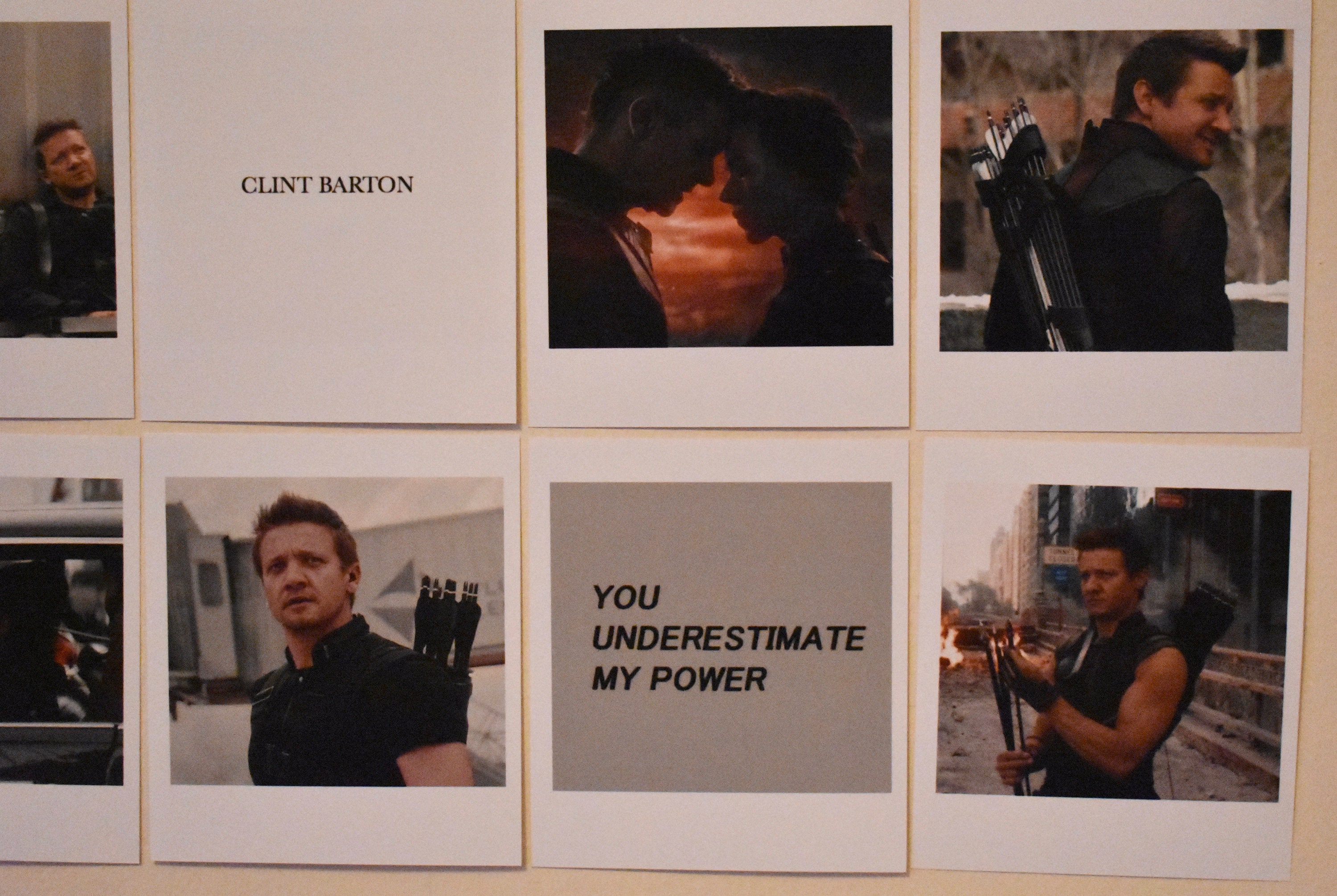 Hawkeye/clint Barton Aesthetic Polaroids - Etsy Canada