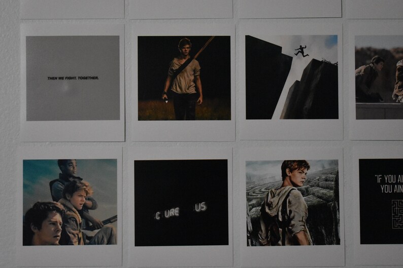 Newt the Maze Runner Aesthetic Polaroids - Etsy