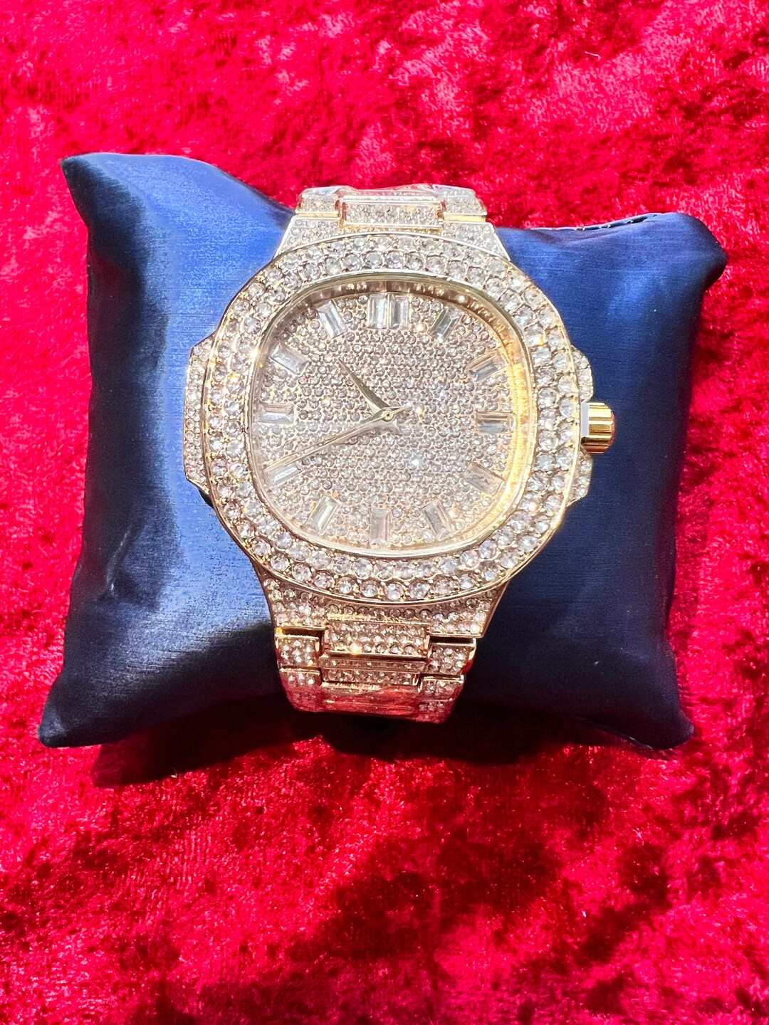 Hip Hop Iced Out Fashion Watch - Etsy