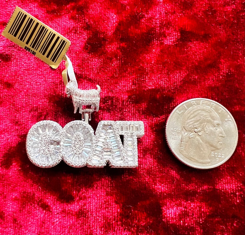 925 Sterling Silver GOAT Pendant - Etsy