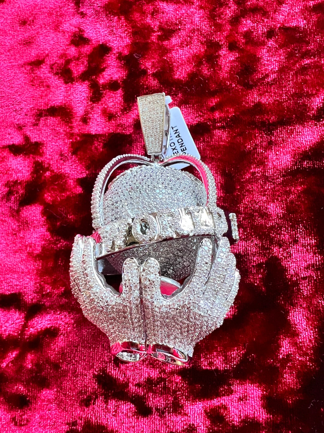 14kt Gold Finish Jumbo the World is Mine Pendant - Etsy