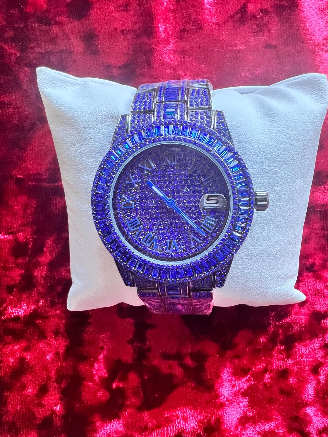 Hip Hop Iced Out Watch - Etsy