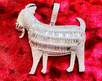 Gold Goat Pendant - Etsy