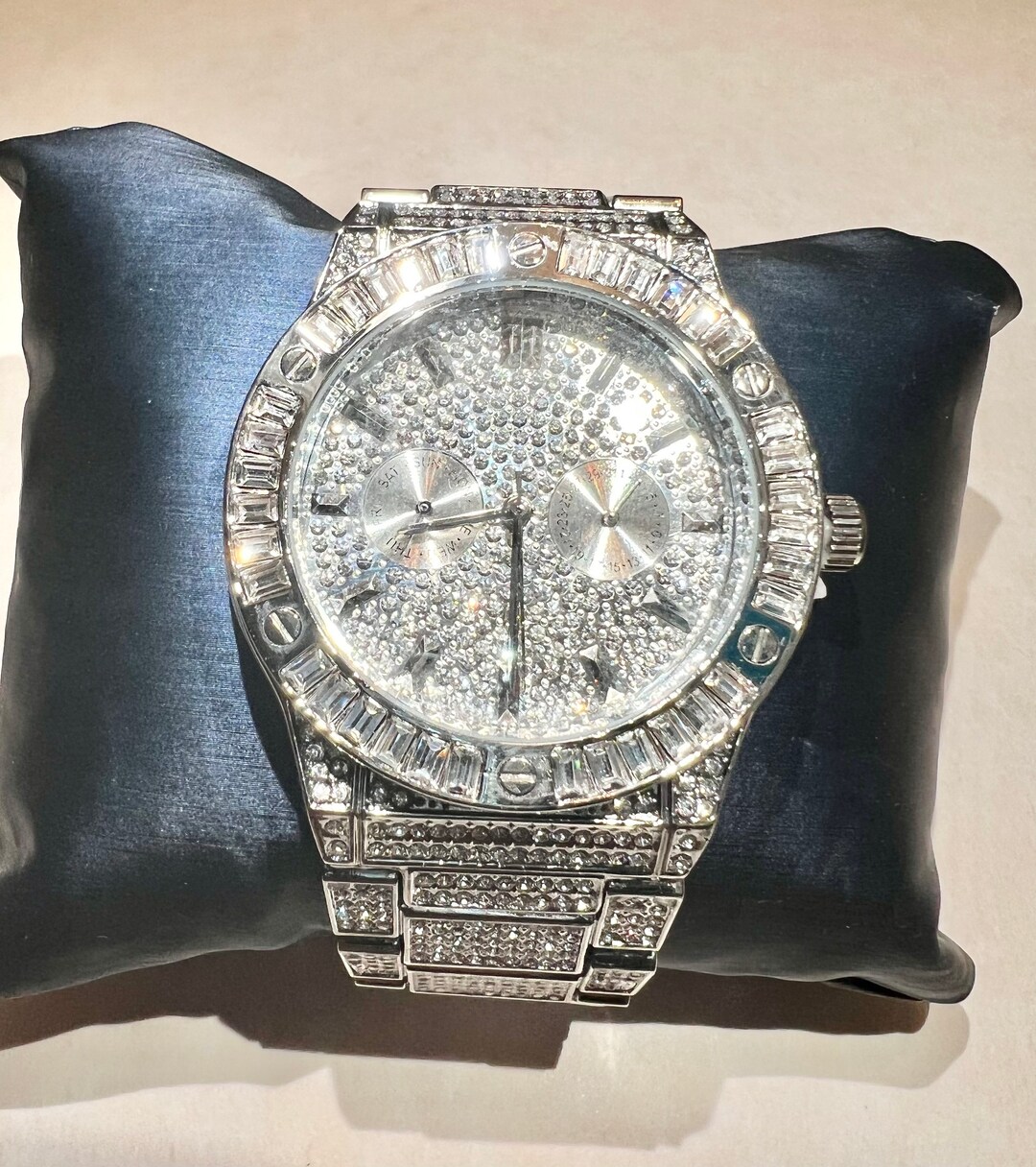 Hip Hop Iced Out Watch - Etsy