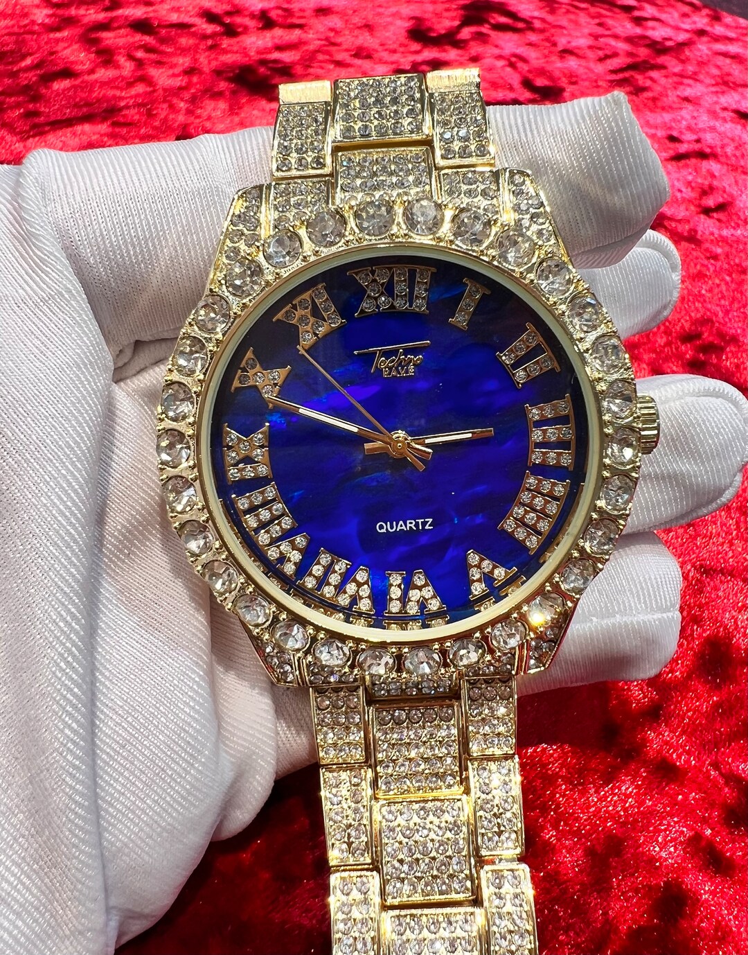 Hip Hop Iced Out Fashion Watch - Etsy