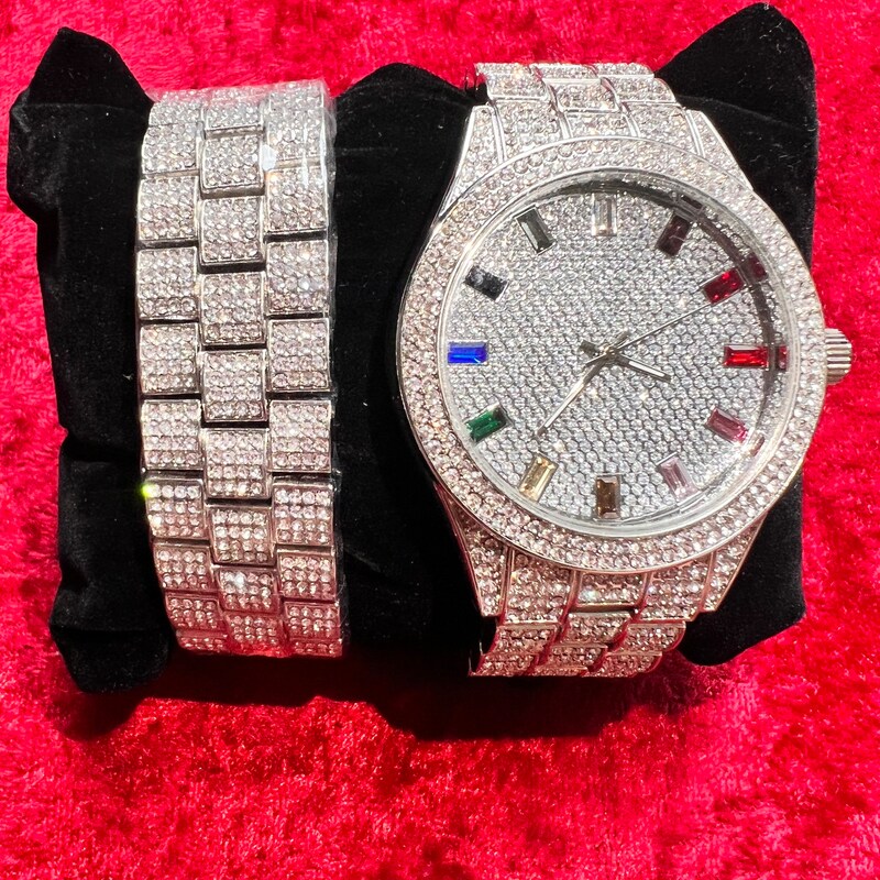 Iced Out Apple Watch Band - Etsy