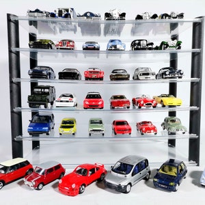 Collection of 36 SOLIDO Model Cars 1/43 & Plexiglass Showcase - Etsy