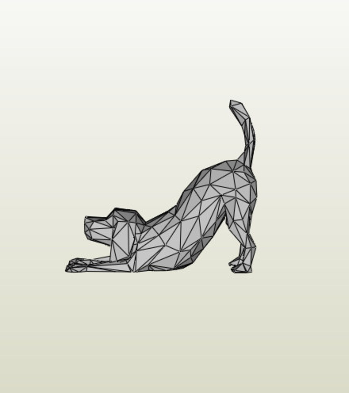 Dog, 3d Paper Dog, Dog Paper Sculpture, 3d Dog Statue, Home Decor Dog ...