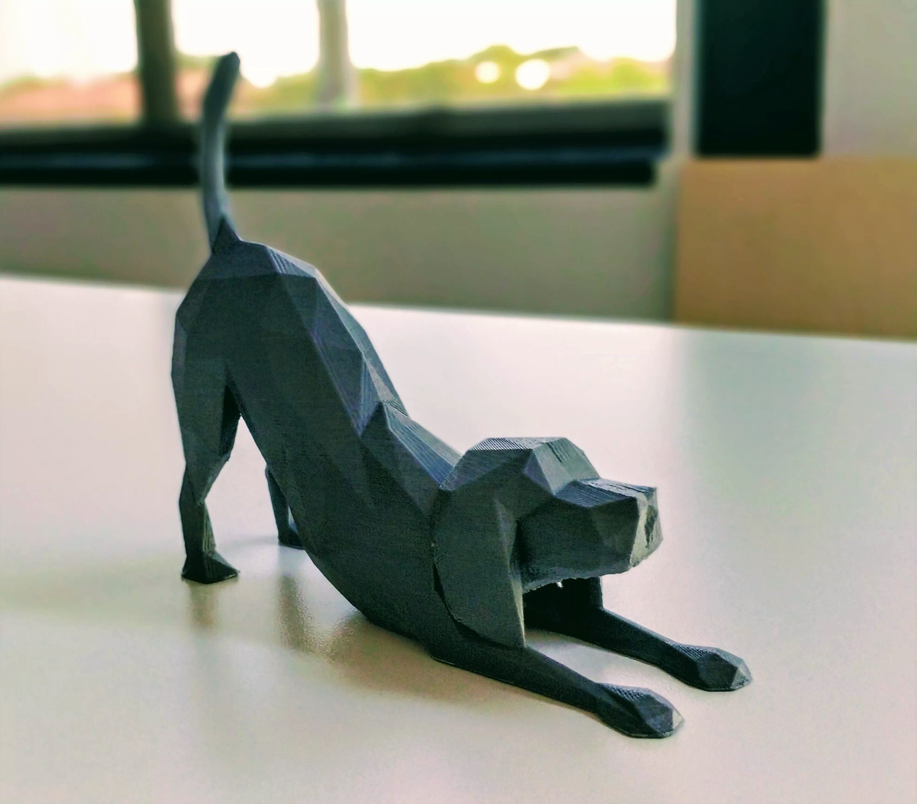 Dog, 3d Paper Dog, Dog Paper Sculpture, 3d Dog Statue, Home Decor Dog ...