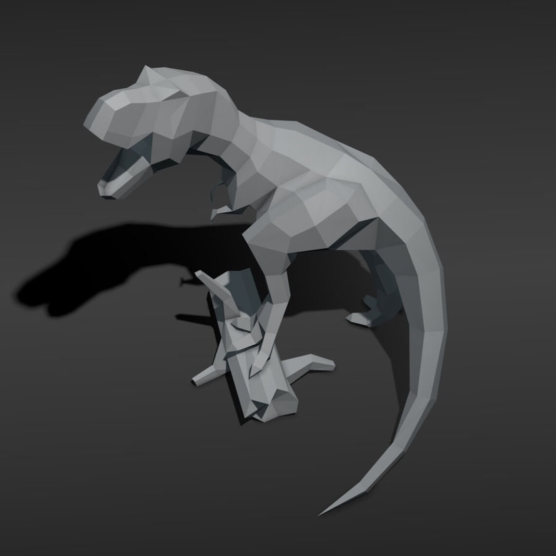 Tyrannosaurus 3d Paper Dinosaur Papercraft Home Decor - Etsy