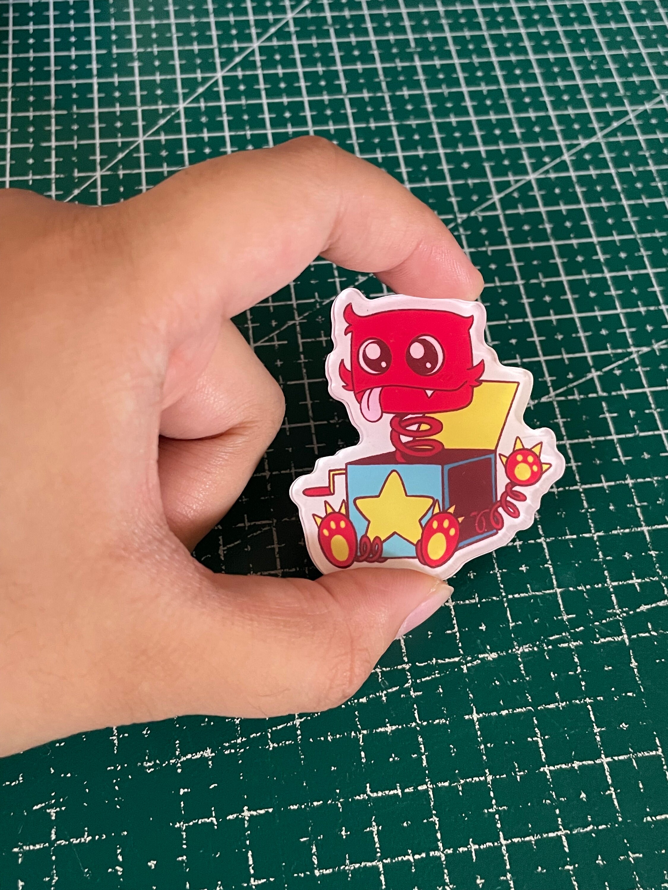 Boxy Boo Fridge Magnet - Etsy