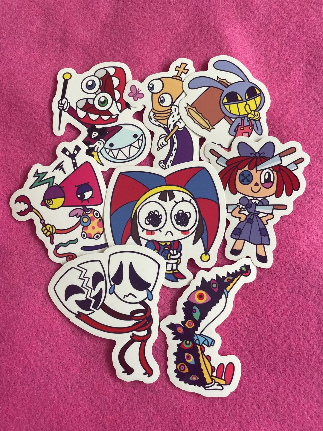 Amazing Digital Circus Stickers - Etsy